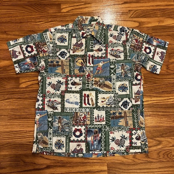 reyn spooner | Shirts | Reyn Spooner Mele Kalikimaka Christmas Aloha Hawaiian Half Button | Poshmark